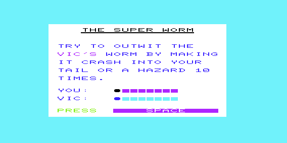 Super Worm (1982) - MobyGames