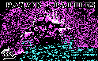Screenshot of Panzer Battles (DOS, 1989) - MobyGames