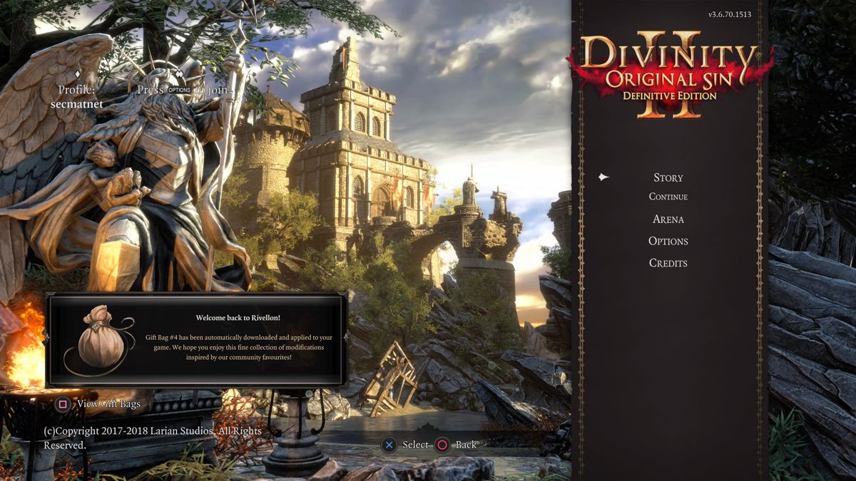 Screenshot of Divinity: Original Sin II (PlayStation 4, 2016) - MobyGames