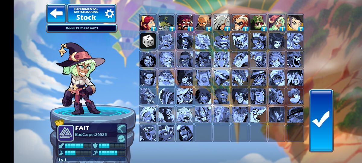Screenshot of Brawlhalla (Android, 2014) - MobyGames
