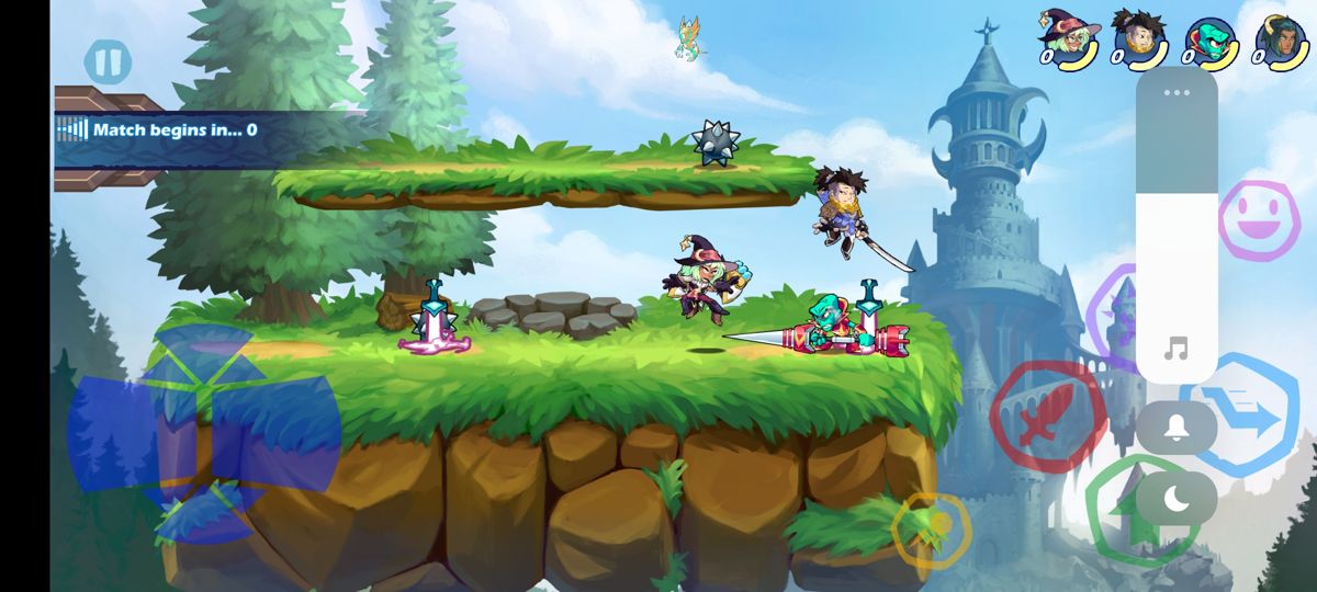 Screenshot of Brawlhalla (Android, 2014) - MobyGames