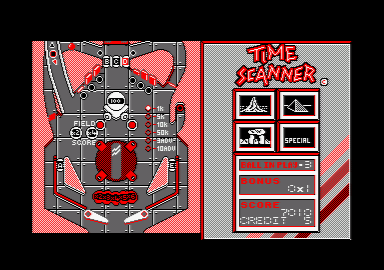Screenshot of Time Scanner (Amstrad CPC, 1987) - MobyGames