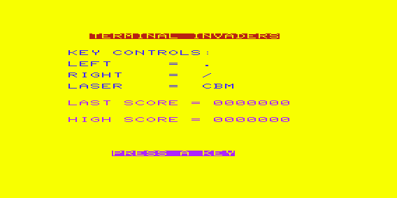 Terminal Invaders (1982) - MobyGames