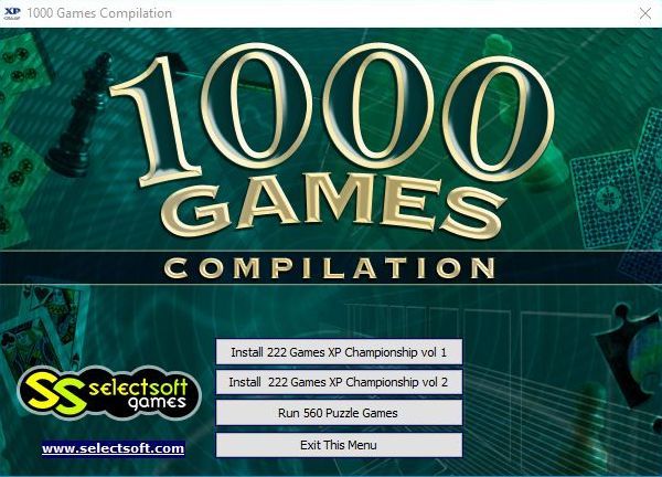 Screenshot of 1000 Games Collection: Vol 2 (Windows, 2006) - MobyGames