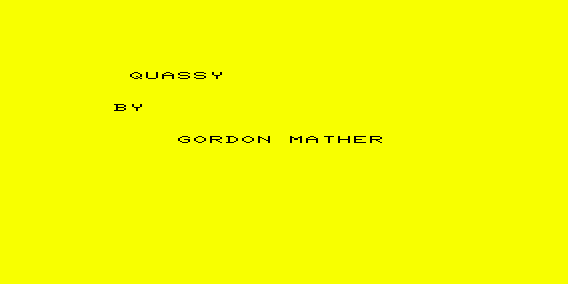 Quassy (1985) - MobyGames