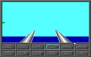 Screenshot of Das Boot: German U-Boat Simulation (DOS, 1990) - MobyGames