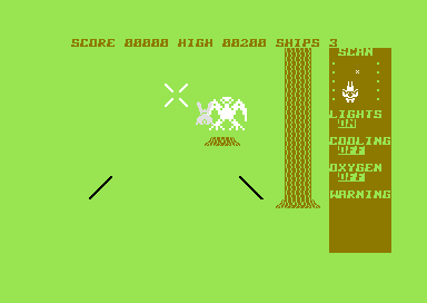 Screenshot of Vortex Raider (Commodore 64, 1983) - MobyGames