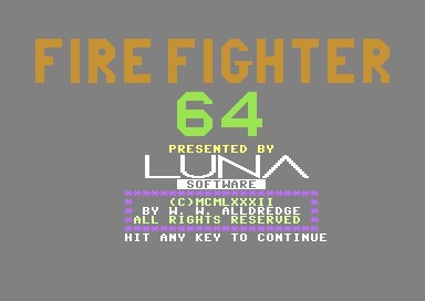 Fire Fighter (1982) - MobyGames