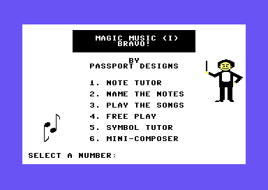 Screenshot of Bravo! (Commodore 64, 1984) - MobyGames