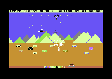 Screenshot of Attack on Windscale (Commodore 64, 1983) - MobyGames
