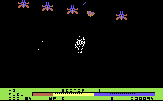 Screenshot of Star Trooper (Commodore 64, 1984) - MobyGames
