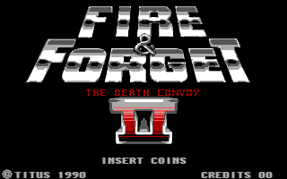 Screenshot of Fire & Forget II (DOS, 1990) - MobyGames