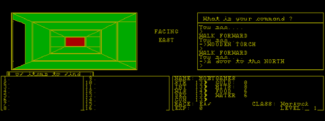 Screenshot of A Warlock's Revenge (TRS-80 CoCo, 1992) - MobyGames