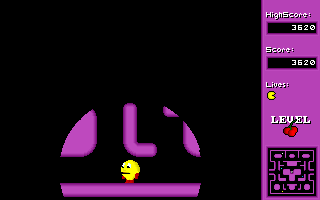 Screenshot of Munch Man (DOS, 1996) - MobyGames