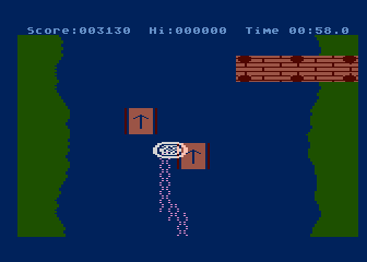 Screenshot of River Rat (Atari 8-bit, 1983) - MobyGames