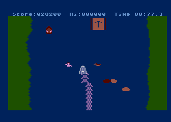 Screenshot of River Rat (Atari 8-bit, 1983) - MobyGames