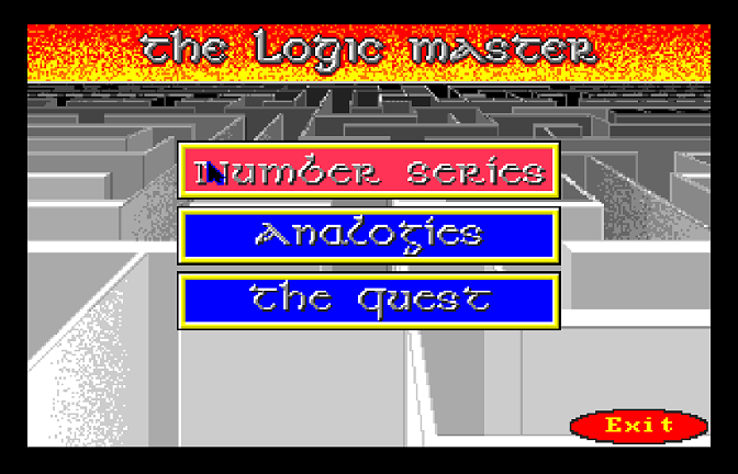 Screenshot of The Logic Master (Apple IIgs, 1990) - MobyGames