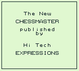 Screenshot of The New Chessmaster (Game Boy, 1993) - MobyGames
