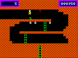 Screenshot of Montezuma's Revenge (ZX Spectrum, 1984) - MobyGames