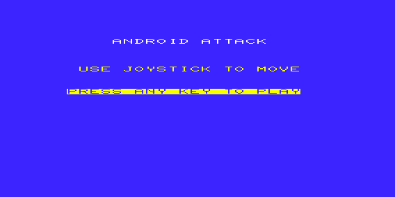 Android Attack (1982) - MobyGames