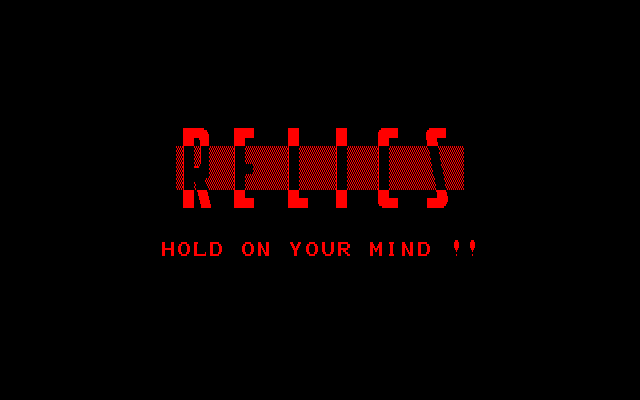 Screenshot of Relics (PC-88, 1986) - MobyGames