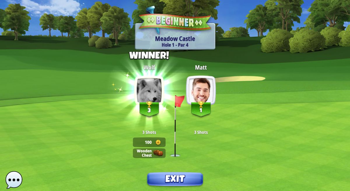 Screenshot of Golf Clash (Browser, 2017) - MobyGames