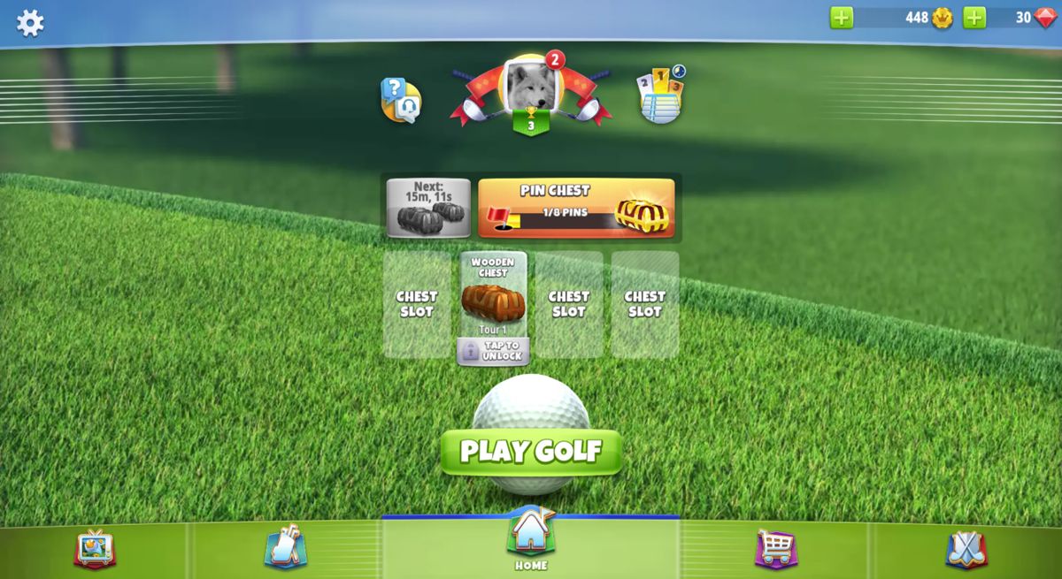 Screenshot of Golf Clash (Browser, 2017) - MobyGames
