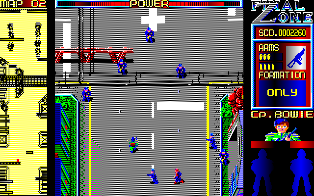 Screenshot of Final Zone Wolf (PC-88, 1986) - MobyGames