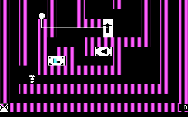 Screenshot of Think Quick! (DOS, 1987) - MobyGames