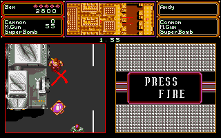 Screenshot of Crack Down (DOS, 1989) - MobyGames