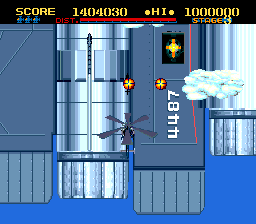 Screenshot of ThunderBlade (TurboGrafx-16, 1987) - MobyGames