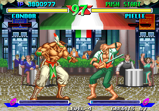 Screenshot of Breakers (Neo Geo, 1996) - MobyGames