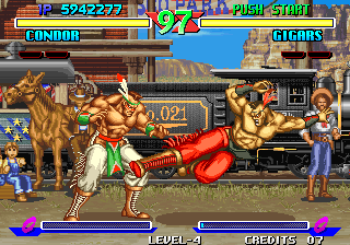 Screenshot of Breakers (Neo Geo, 1996) - MobyGames