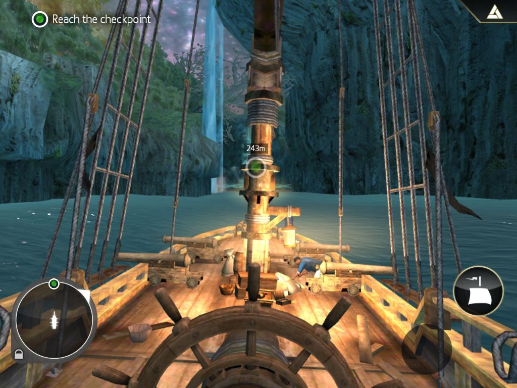 Screenshot of Assassin's Creed: Pirates (iPad, 2013) - MobyGames