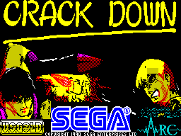 Screenshot of Crack Down (ZX Spectrum, 1989) - MobyGames