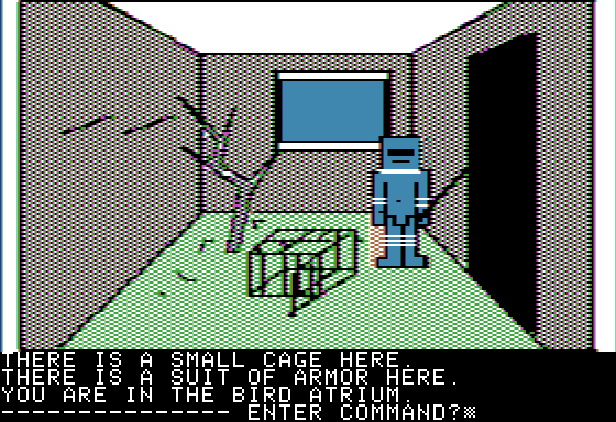 Screenshot of Hi-Res Adventure #3: Cranston Manor (Apple II, 1981 ...