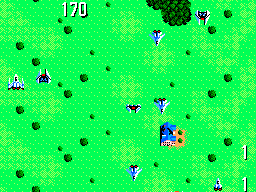 Screenshot of Power Strike (SEGA Master System, 1988) - MobyGames
