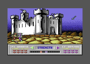 Screenshot of Knight Games 2: Space Trilogy (Commodore 64, 1987 ...