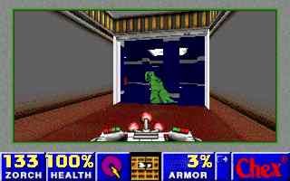 Screenshot of Chex Quest (DOS, 1996) - MobyGames