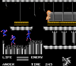 Screenshot of Werewolf: The Last Warrior (NES, 1990) - MobyGames