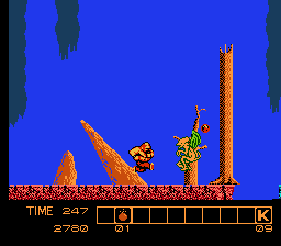 Screenshot of Karnov (NES, 1987) - MobyGames