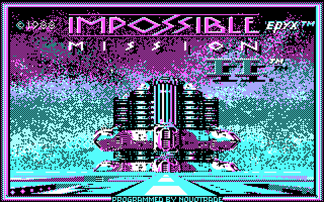 Screenshot of Impossible Mission II (DOS, 1988) - MobyGames