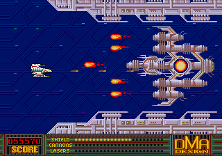 Screenshot of Menace (Amiga, 1988) - MobyGames
