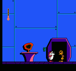 Screenshot of The Ren & Stimpy Show: Buckeroo$! (NES, 1993) - MobyGames