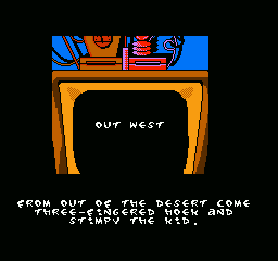 Screenshot of The Ren & Stimpy Show: Buckeroo$! (NES, 1993) - MobyGames