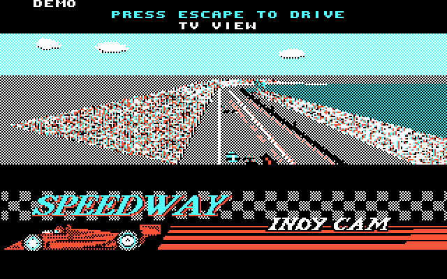 Screenshot of Indianapolis 500: The Simulation (DOS, 1989) - MobyGames