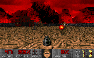 Screenshot of The Ultimate Doom (DOS, 1995) - MobyGames