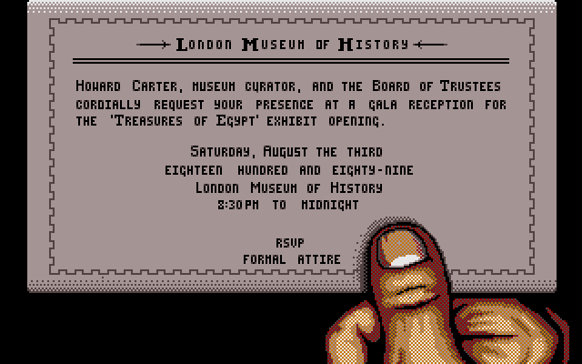 Screenshot of Space 1889 (DOS, 1990) - MobyGames