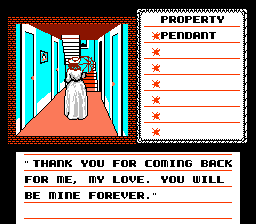 Screenshot of Uninvited (NES, 1986) - MobyGames