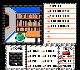 Screenshot of Uninvited (NES, 1986) - MobyGames